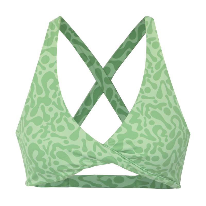Karma Twist Sport Crop | Cross Over Sports Bra – Salt and Ripple