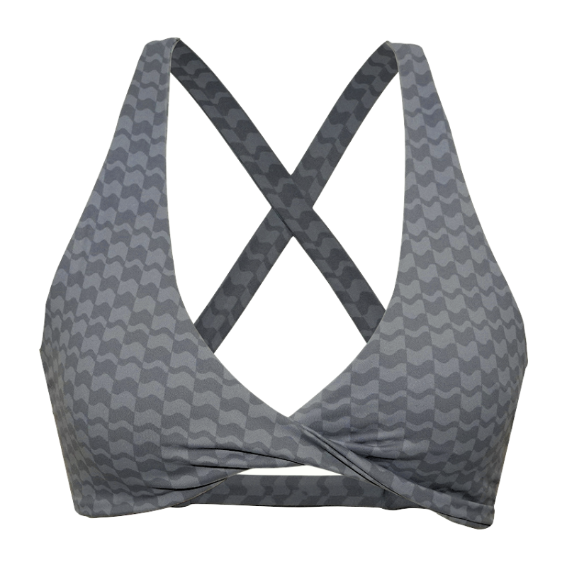 Aria Twist Sport Crop | Cross Over Sports Bra – Salt and Ripple